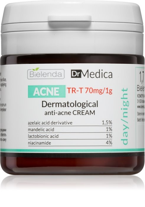 Všetko o Dr Medica Acne Dermatological Anti-Acne Cream ← LAKREM.sk
